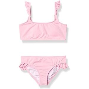 Billabong | Swim | Billabong Girls Warm Days Baby Pink Ruffle Bikini ...